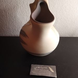 Grey Feather Pueblo Pottery | Art | Rare Gorgeous Grey Feather Desert ...